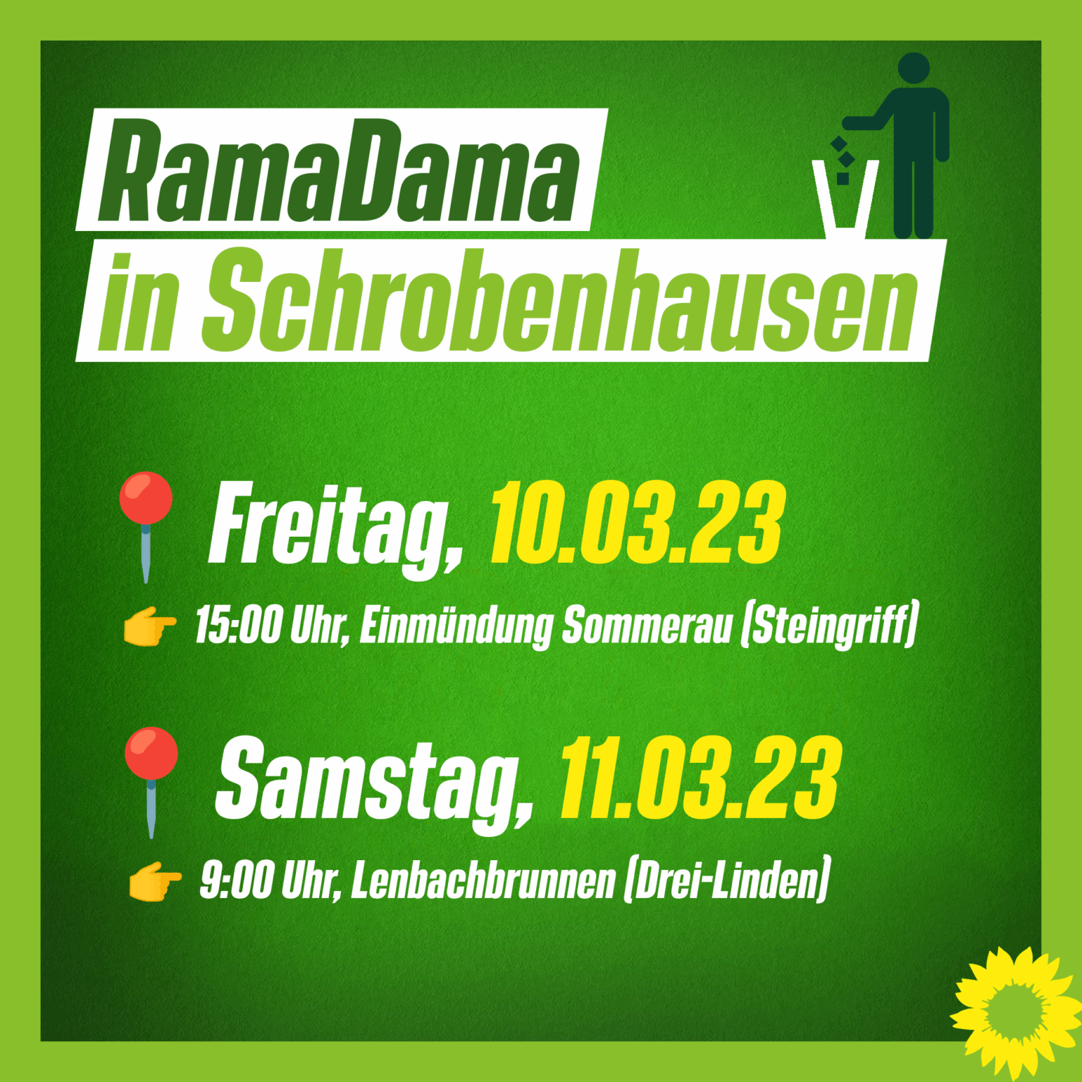 RamaDama in Schrobenhausen – Bündnis 90/Die Grünen